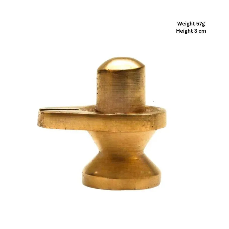 Brass Shivling Small For Pooja A Online in Europe at GlobalFoodHub.com