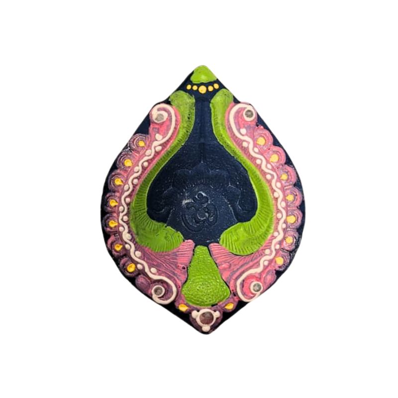 Fancy Clay Diya CL-43 Online in Europe at GlobalFoodHub.com