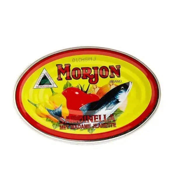 Morjon Sardines in Tomatosauce with Onions and Madame Jeanette - 425g